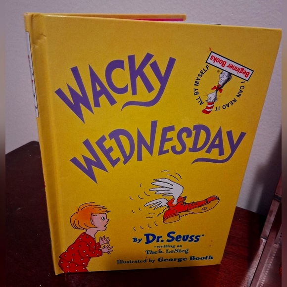 Other | Wacky Wednesday By Dr Seuss Yellow Book | Poshmark